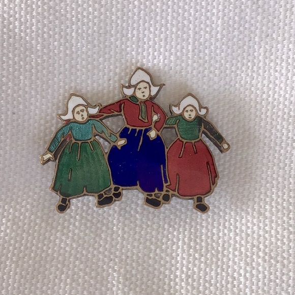 Jewelry | Vintage Dutch Enameled Pin | Poshmark